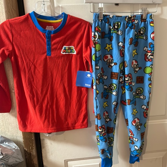 Komar Kids | Pajamas | Super Mario Boys Two Piece Pajama Set Redblue ...